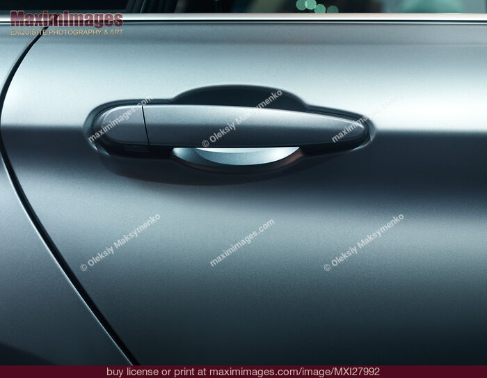 Car door handle. Stock Photo MXI27992