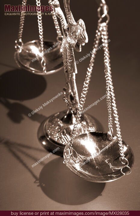 Justice Scales. Stock Photo MXI28035