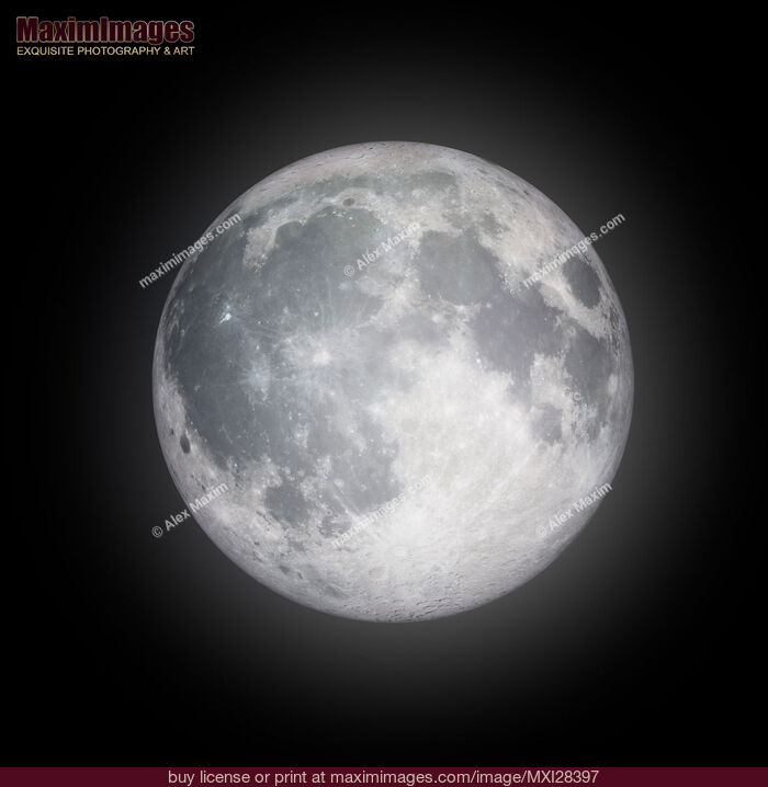 Full moon. Stock Photo MXI28397