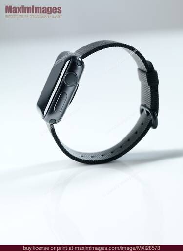Apple Watch stylish smartwatch side view. Stock Photo MXI28573