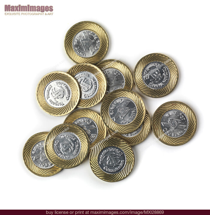 TTC Tokens. Stock Photo MXI28869