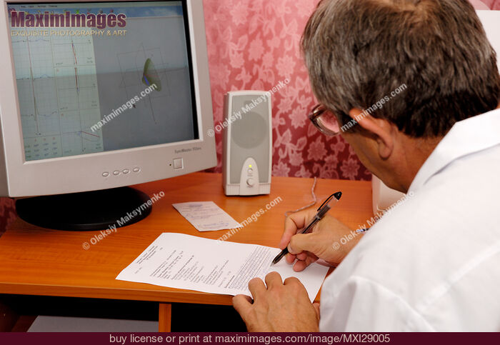 Healthcare Industry - Cardiography. Stock Photo MXI29005
