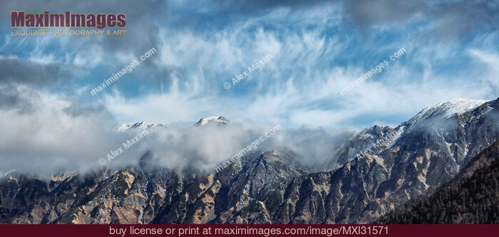 Northern Alps Japan Hida Mountains Mount Karasawa and Mt Kitahotaka ...