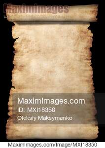 Photo of Roll Of Parchment | Stock Image MXI18350