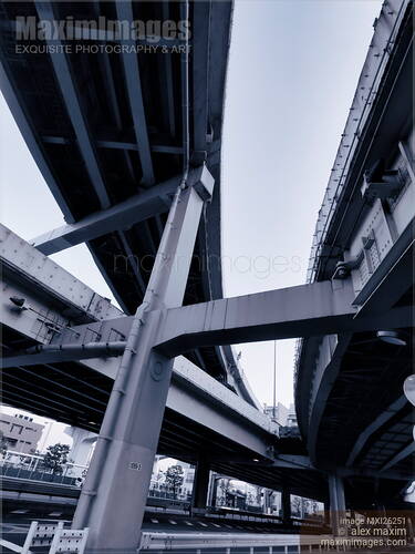 Photo of Abstract elevated highway interchange | Stock Image MXI26251