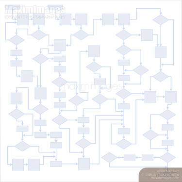 Image of Abstract Flowchart Logic Algorithm | Stock Image MXI18626