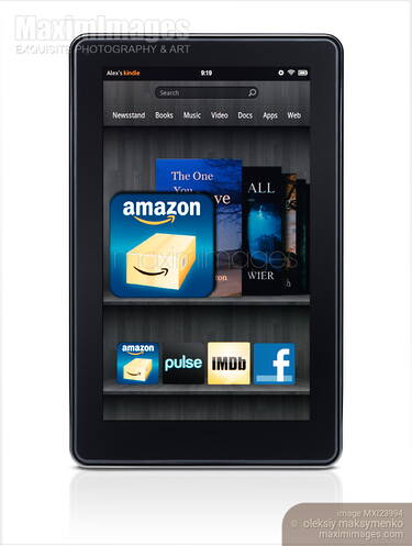 Photo of Amazon Kindle Fire ebook reader | Stock Image MXI23994