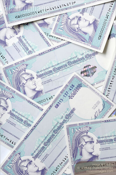 Photo of American Express Travellers Cheques Background | Stock Image ...
