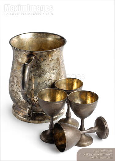 Photo of Antique Silverware Still Life | Stock Image MXI19498