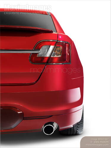 Photo of Back of a Red Car | Stock Image MXI21507
