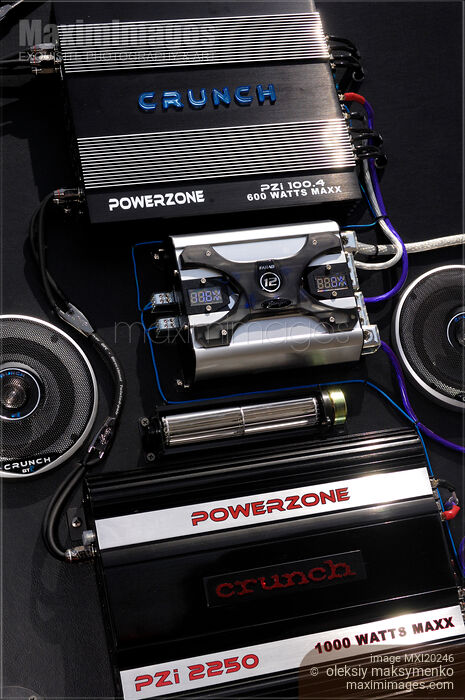 Photo of Car audio system components closeup | Stock Image MXI20246