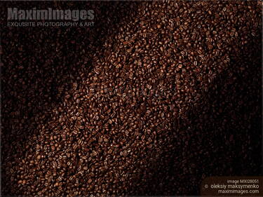 Photo of Coffee beans abstract background | Stock Image MXI28051