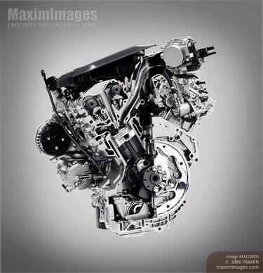 Photo of Cross section of Buick Lacrosse 3.6L V6 VVT car engine | Stock ...