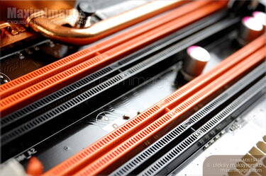 Photo of DDR3 Memory Slots on a Motherboard | Stock Image MXI19437