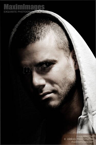 Photo of Dramatic Male Portrait | Stock Image MXI27345