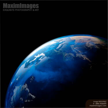 Image of Earth globe contour | Stock Image MXI24962