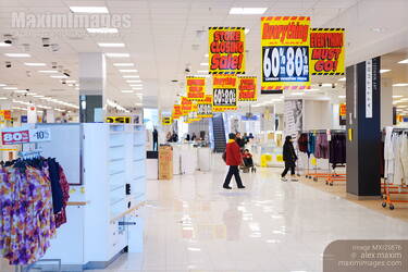 Photo of Half empty Sears store closing sale in Toronto | Stock Image ...