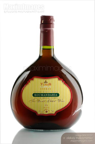 Photo of Koumandaria bottle Commandaria Wine | Stock Image MXI20197
