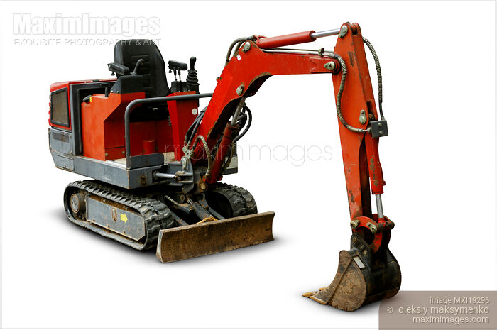 Photo of Mini Excavator Digger | Stock Image MXI19296