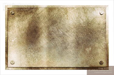 Photo of Rustic brass metal sign texture | Stock Image MXI26624