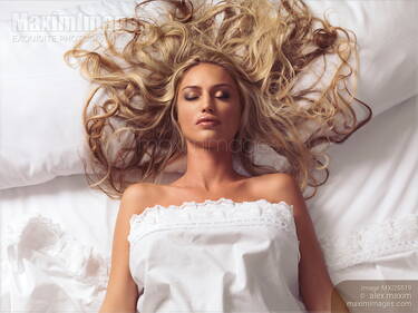 Photo of Sleeping young woman face | Stock Image MXI25519