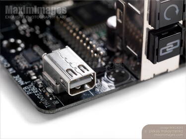 Photo of Thunderbolt connector | Stock Image MXI24593