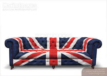 Photo of Union Jack Sofa | Stock Image MXI23092