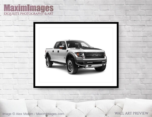 Art Print of 2011 Ford F-150 SVT Raptor Truck | Wall Art #MXI23138
