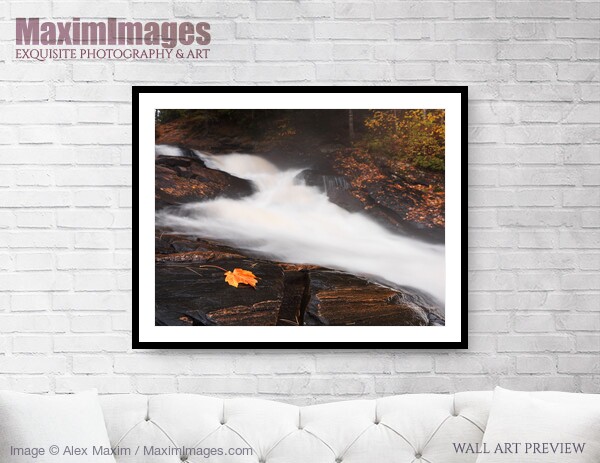 Art Print of Cascade Waterfall Fall Nature Scenery | Wall Art #MXI22578