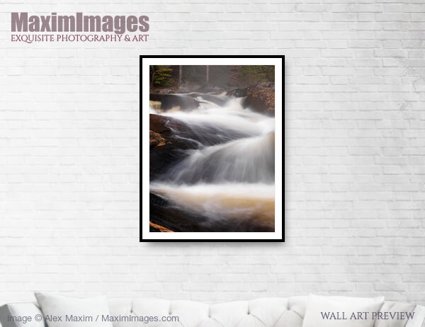 Art Print of Cascade Waterfall Fall Nature Scenery | Wall Art #MXI22583