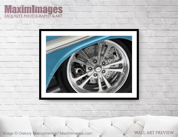 Art Print of Custom Car Wheel | Wall Art #MXI21086