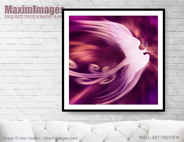 Art Print of Magical phoenix bird artistic design | Wall Art #MXI28331