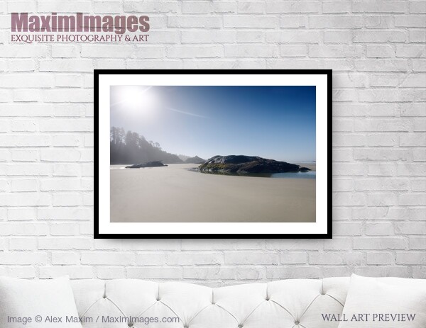 Art Print of Pacific Rim National Park surreal morning scenery of the ...